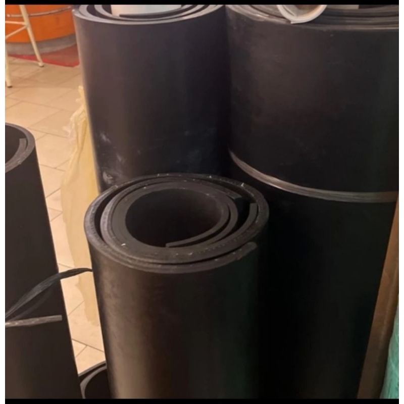 Jual Karet Hitam Lembaran/Rubber sheet Tebal 10mm X Lebar 100cmX Panjang100 | Shopee Indonesia