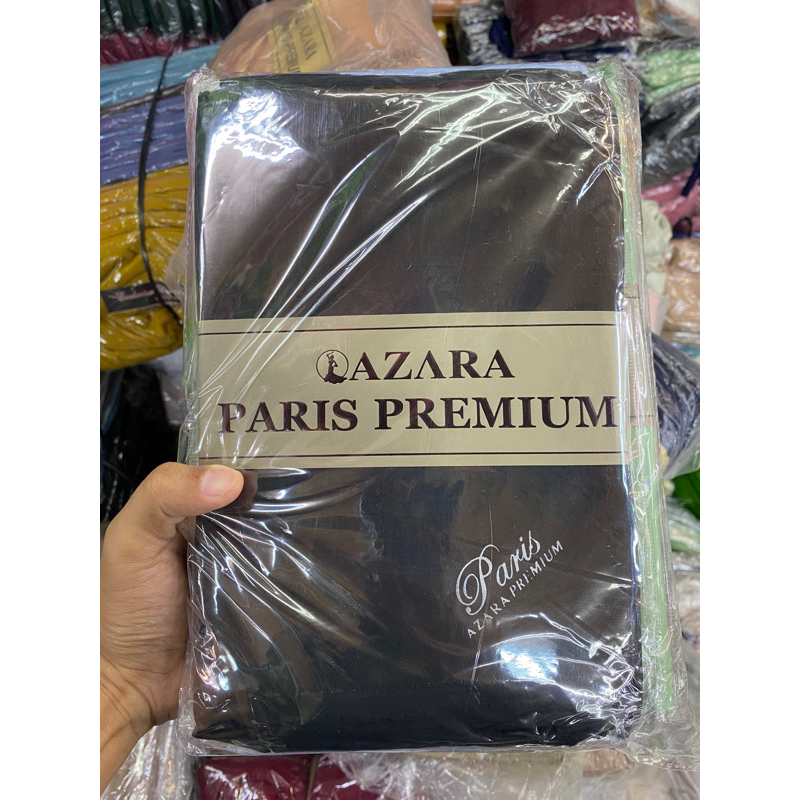 Jual ISI 10 PCS Kerudung Jilbab Segiempat AZARA PARIS PREMIUM SABLON ...