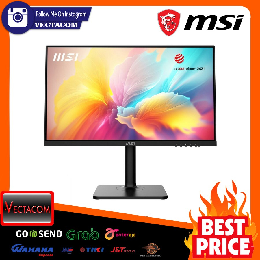 Jual Monitor LED MSI IPS Modern MD2412P - Full HD 24" Inch | Shopee ...