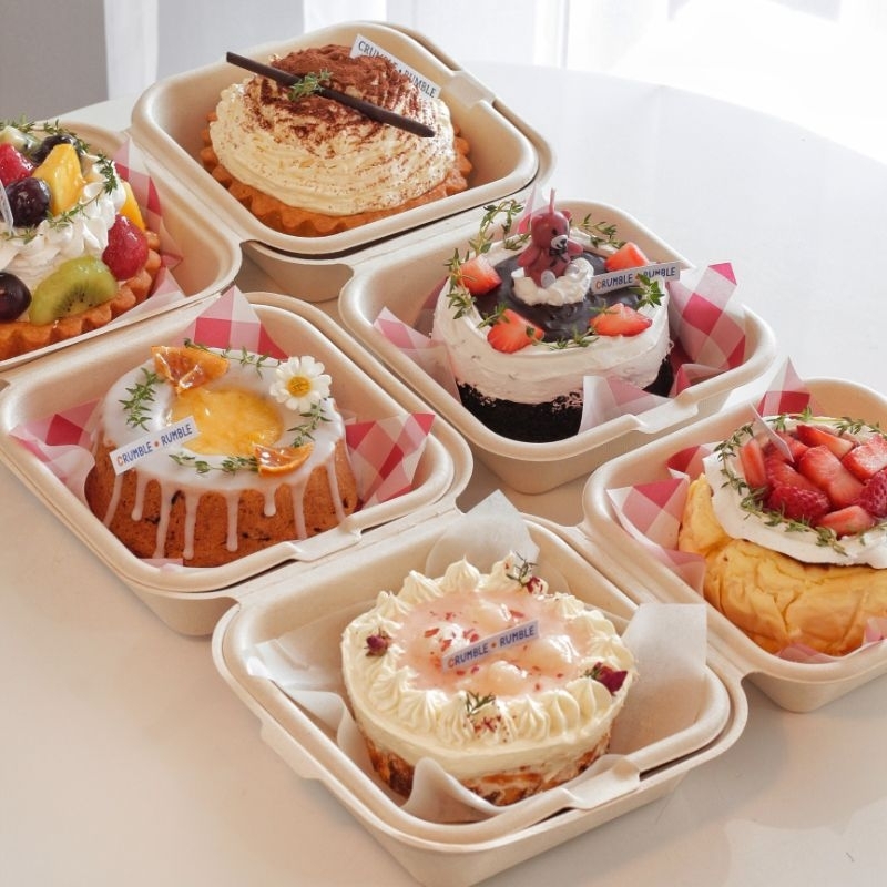 Jual CRUMBLE RUMBLE korean bento cake / MINI LUNCHBOX CAKE / CUSTOM ...