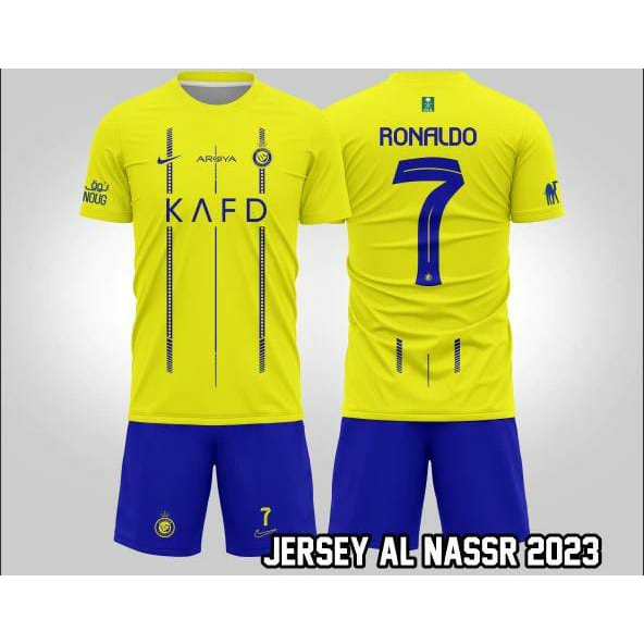 Jual Jersey Al Nassr 2023 Fullprinting Gratis Nama Dan Nomor Punggung