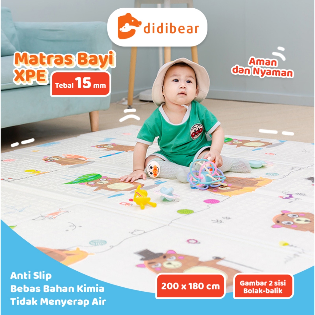 Jual Didibear Karpet Lipat Playmat Karpet Bayi Matras Playmat Karpet ...
