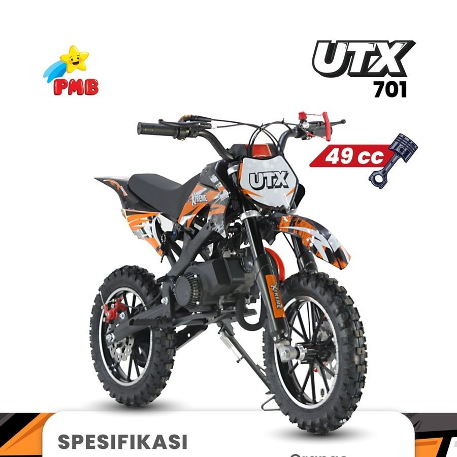 Jual Motor Mini Trail Bensin PMB UTX 701 Off Road 49 cc MOTOR BENSIN ...