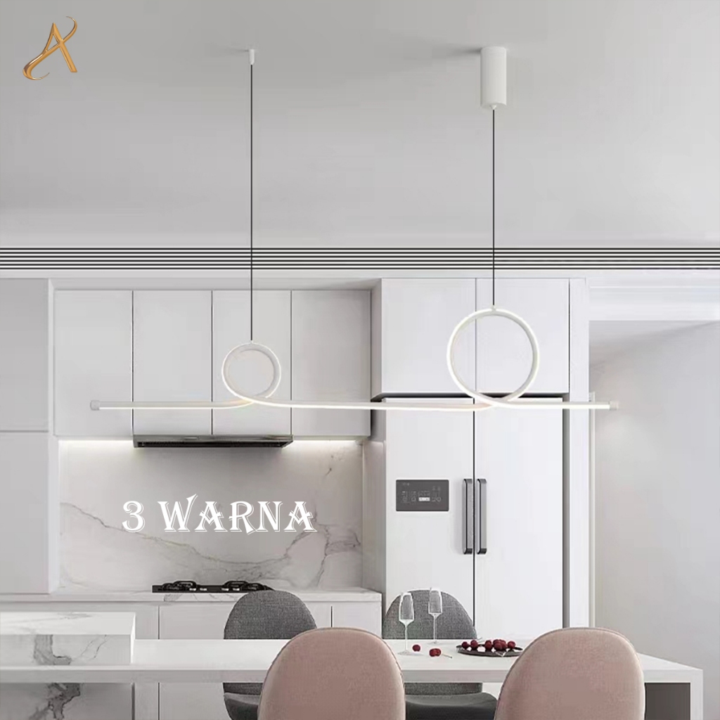 Jual Lampu Gantung Nordic Minimalis Lampu Gantung Ruang Makan LED Lampu Gantung Ruang Tamu 3 ...