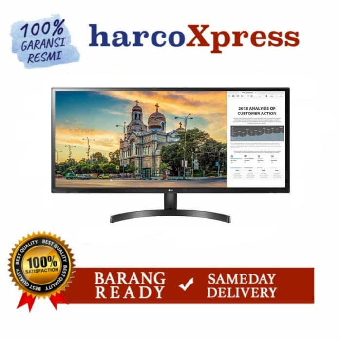 Jual Monitor LG UltraWide 34WQ500-B IPS HDR10 sRGB 99% 100Hz | 34WQ500 ...
