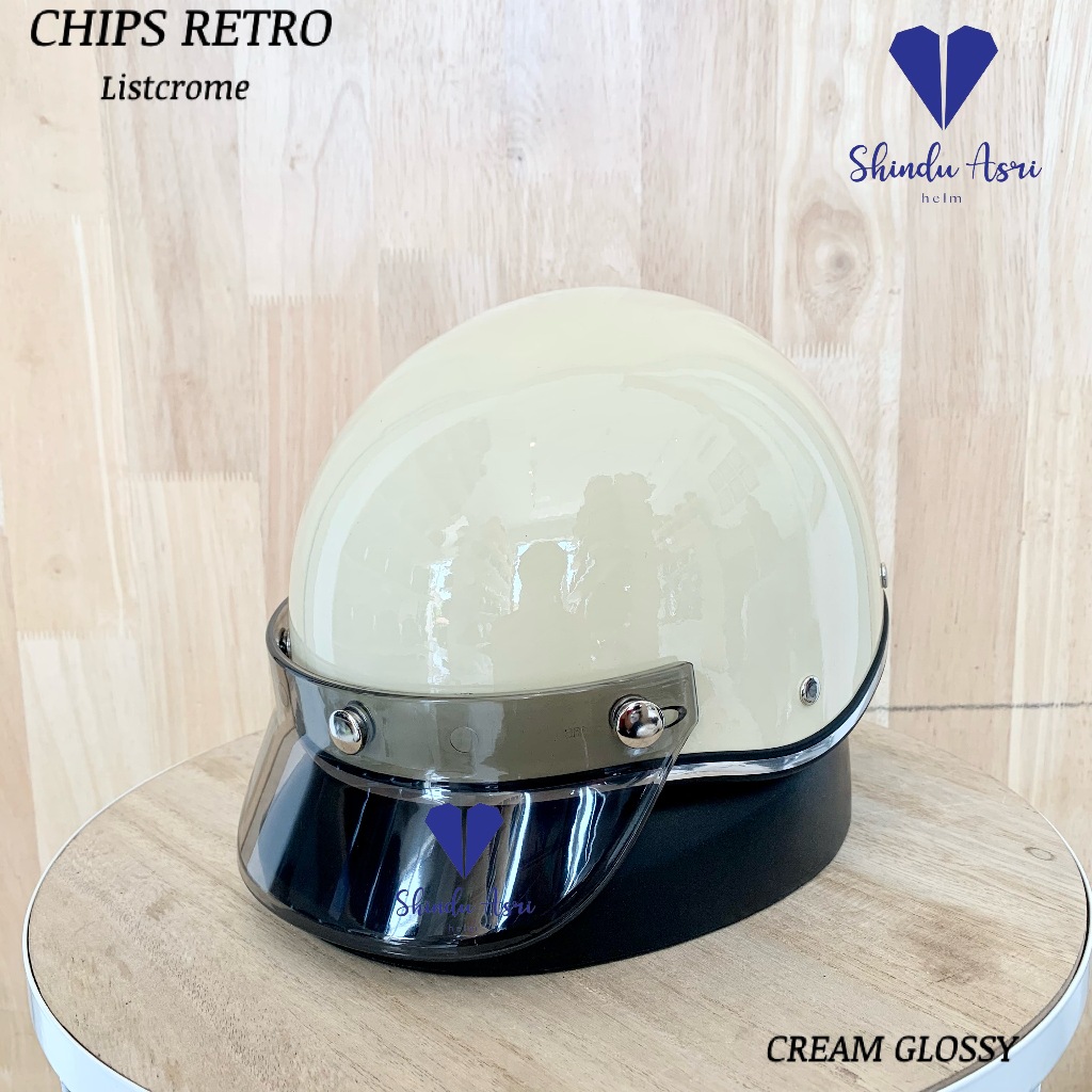Jual HELM CHIPS LIS CHROME | Shopee Indonesia