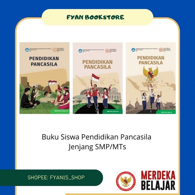 Jual Fyan Book Store: Buku Siswa Pendidikan Pancasila BPIP SMP/MTs ...