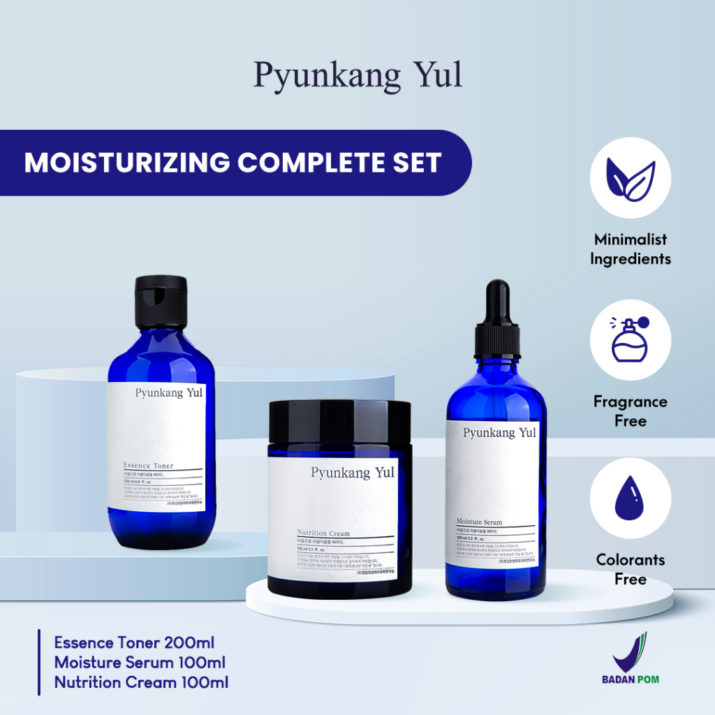 Jual PYUNKANG YUL Moisturizing Complete Set (Essence Toner 200ml ...