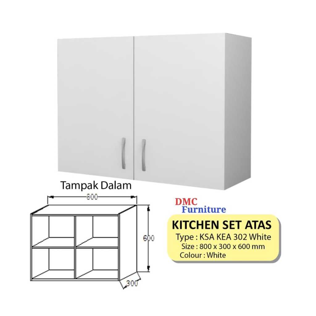 Jual Rak Dapur Kitchen set atas Rak bumbu Lemari sayur KSA 2 pintu ...