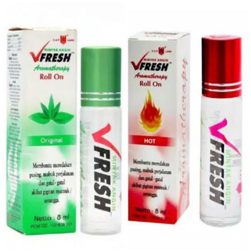 Jual V Fresh Roll On Aromatheraphy 8 ml | Shopee Indonesia