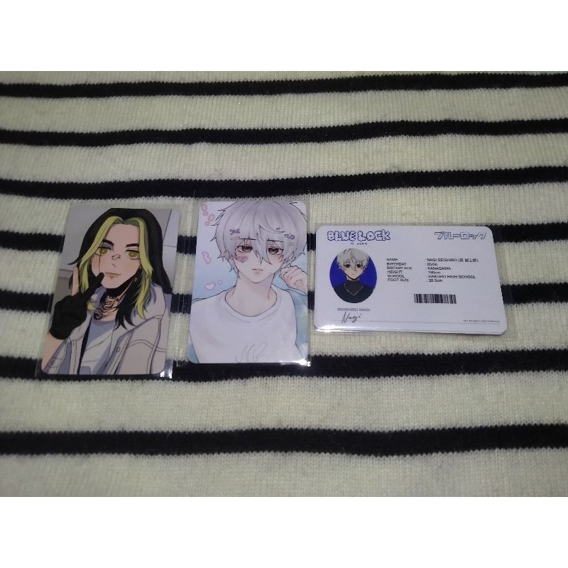 Jual Photocard bluelock Nagi ID card 6baji | Shopee Indonesia
