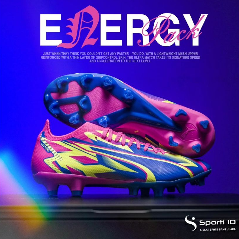 Jual Sepatu Bola Puma Ultra Match Energy FG/AG - Luminous Pink 107543 ...