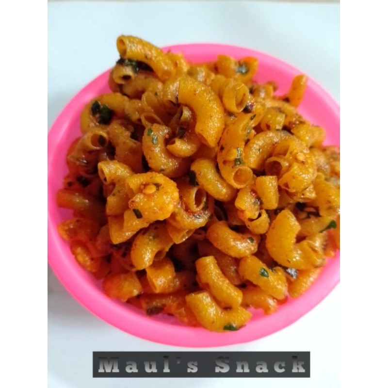 Jual Makroni bantet mini pedas daun jeruk 100gr / Makaroni bantet ...
