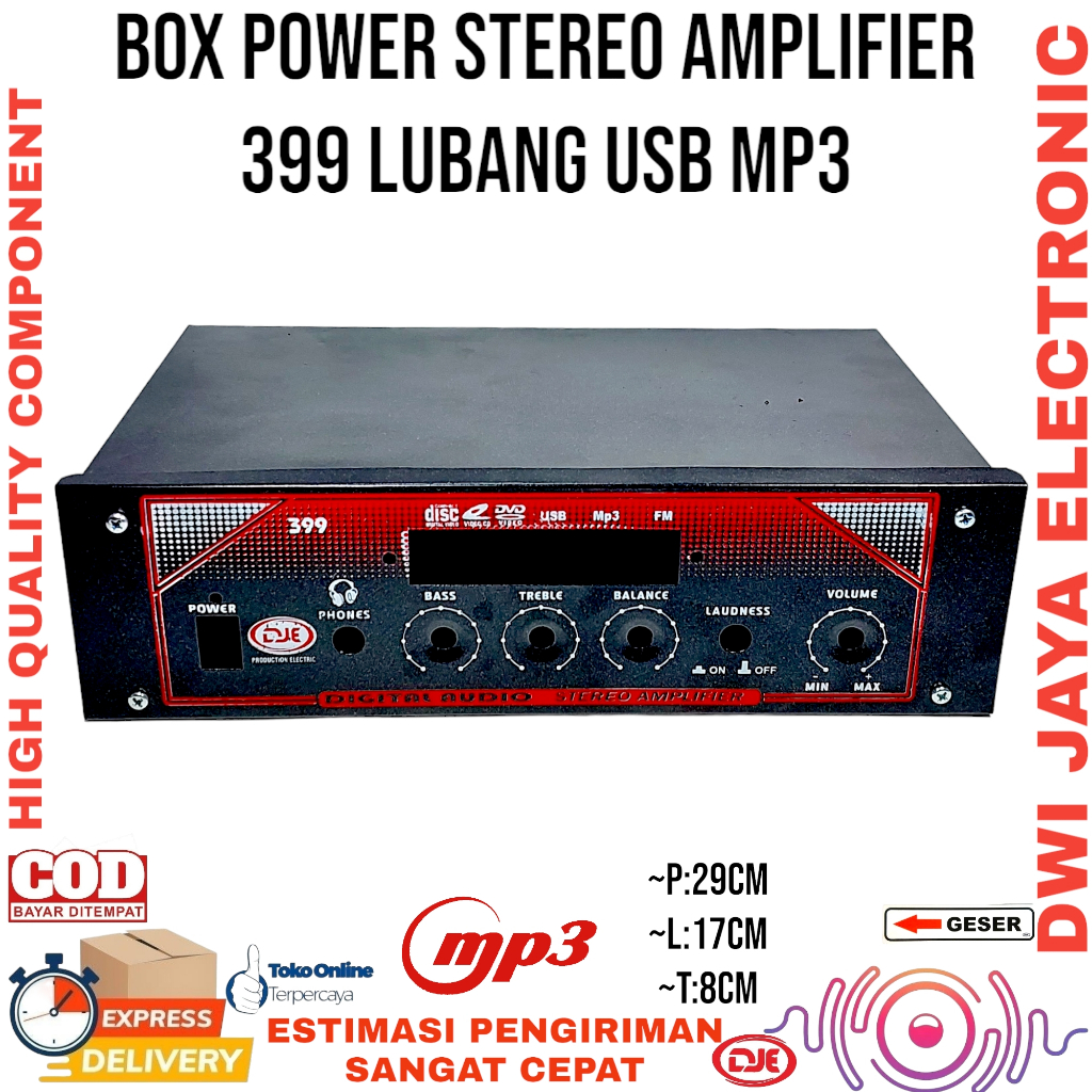 Jual BOX AMPLI AMPLIFIER 399 COSTUM | Shopee Indonesia