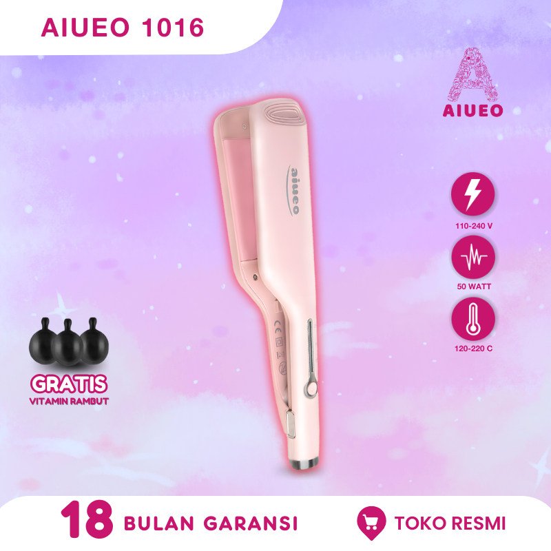 Jual Catokan AIUEO Naila - 1016 | Catok Rambut Recommended2in1 ...