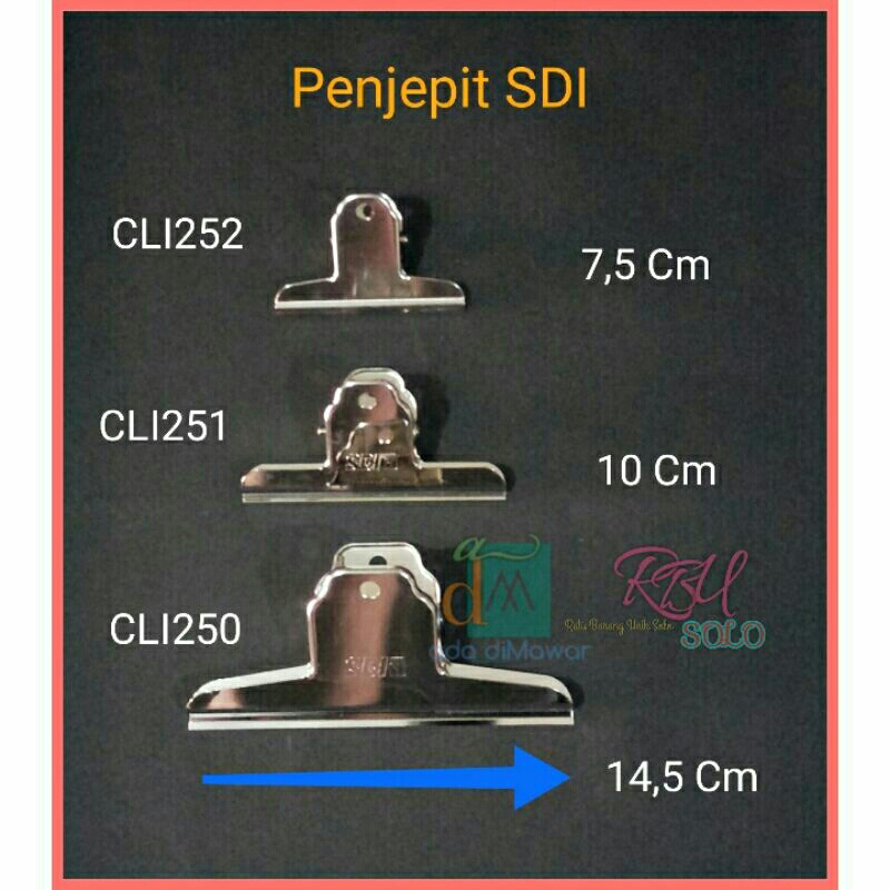 Jual Penjepit Besi Kertas SDI | Shopee Indonesia