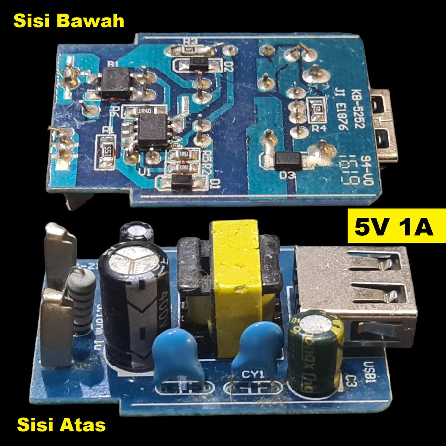 Jual Modul Adaptor AC - DC Charger 5V 1A Micro USB Power Supply SMPS ...