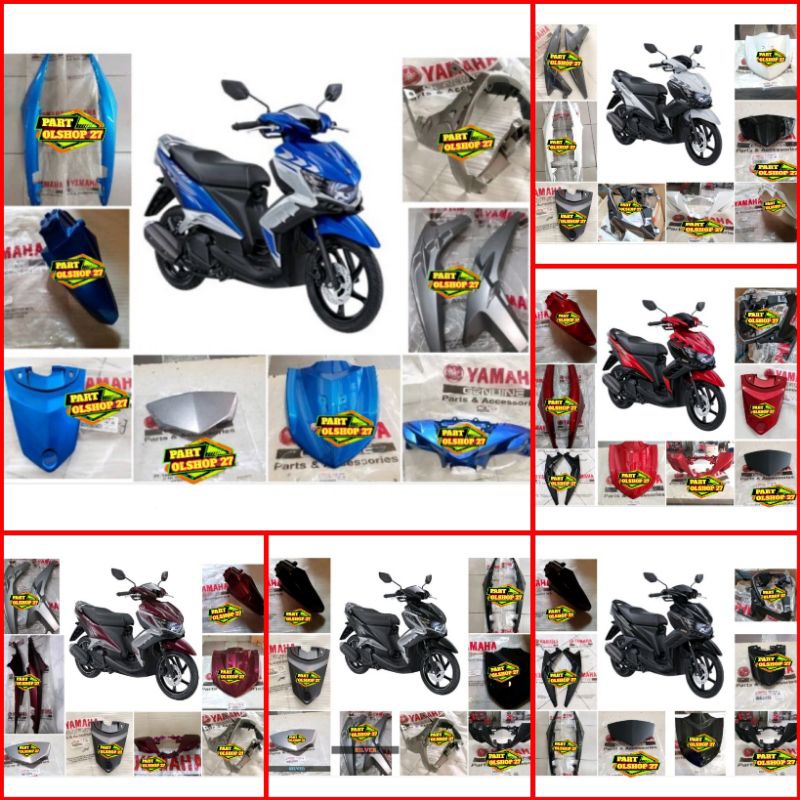 Jual PAKET FULL SET BODY HALUS YAMAHA XEON GT 125 ASLI ORIGINAL YAMAHA ...