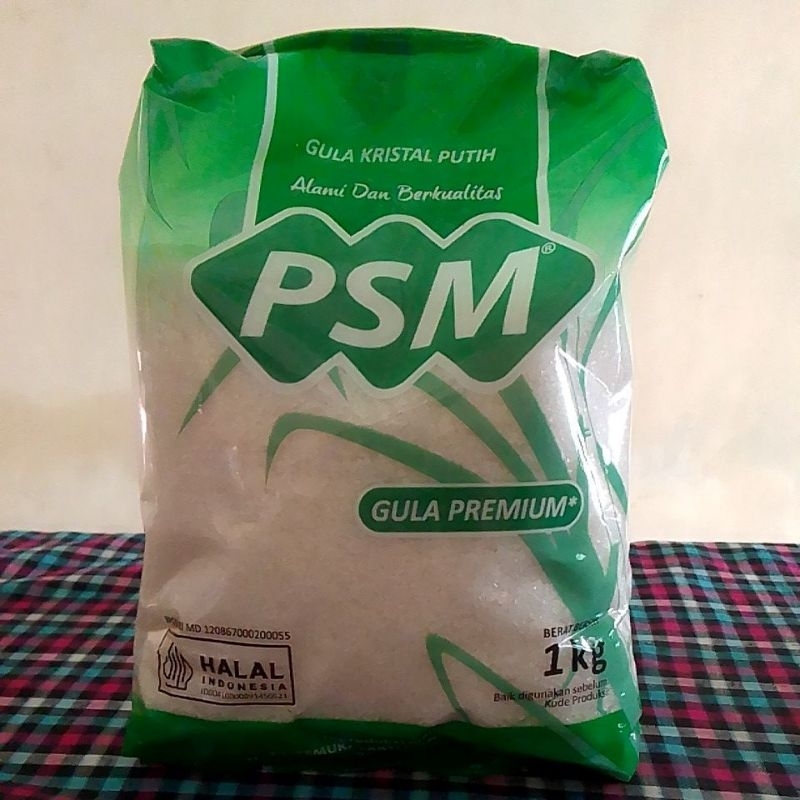 Jual Gula Kristal Putih PSM 1 Kg - Gula Premium | Shopee Indonesia