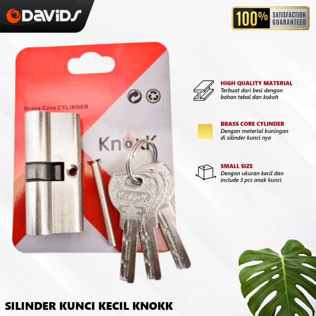 Jual Silinder Kunci Pintu Rumah Kecil Tanggung Cylinder Medium Knokk 60mm | Shopee Indonesia