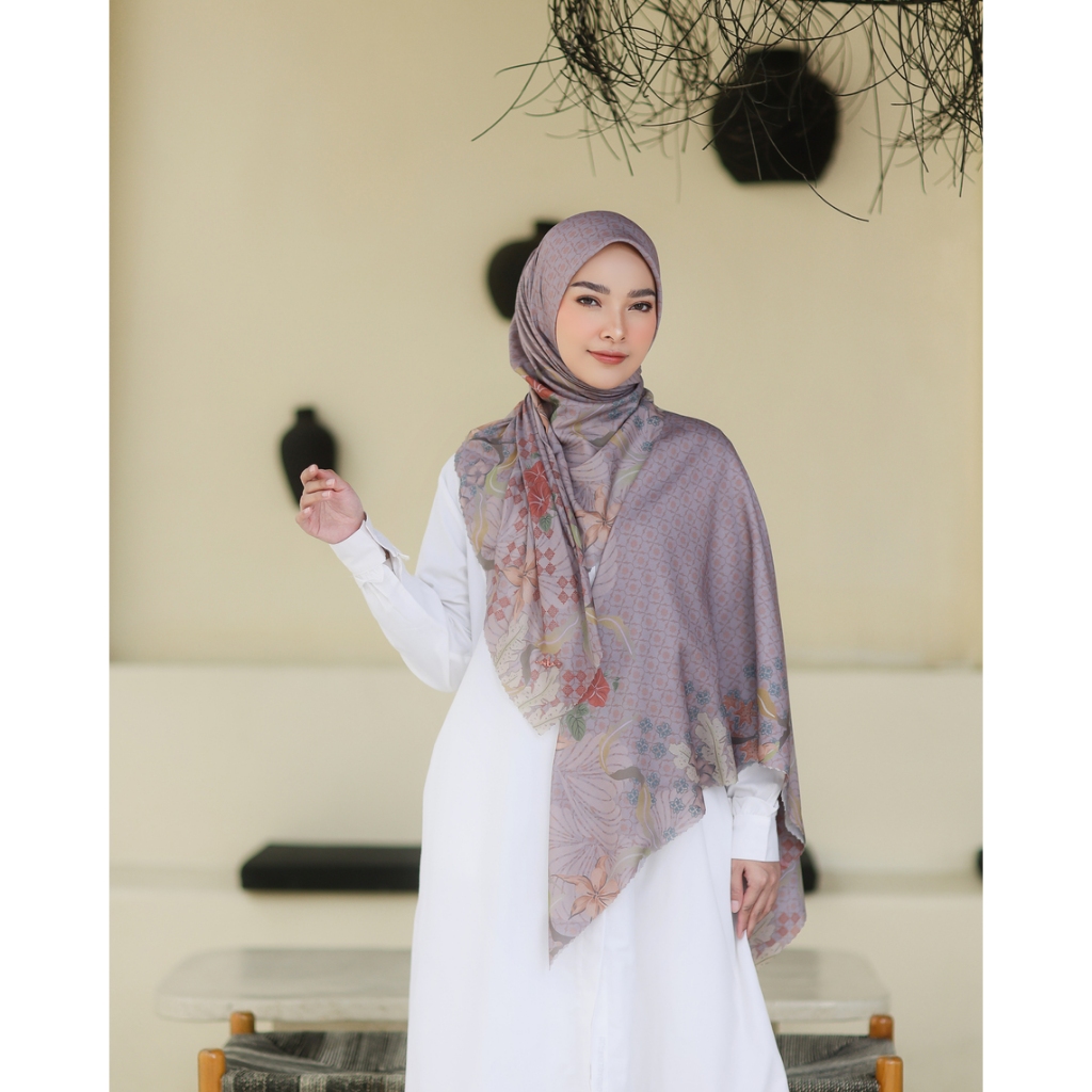 Jual ALARA SERIES HIJAB VOAL PRINTING SEGI EMPAT PREMIUM VOAL TRYSPAN ...