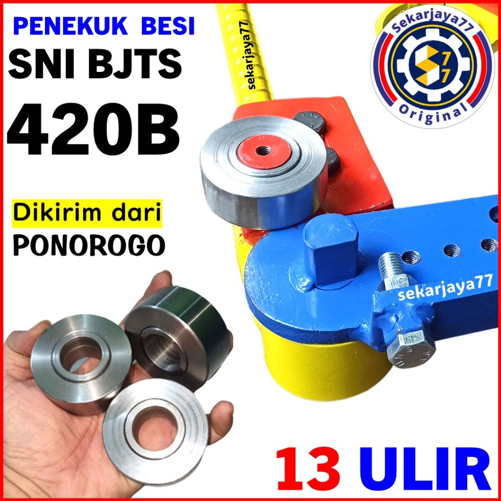 Jual Penekuk Besi Beton Cakar Ayam 13D 13mm 8 10 12 13 SNI TS420B ...