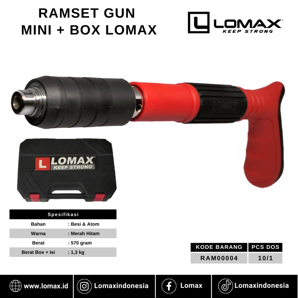 Jual Ramset Gun Mini + Box Lomax | Shopee Indonesia