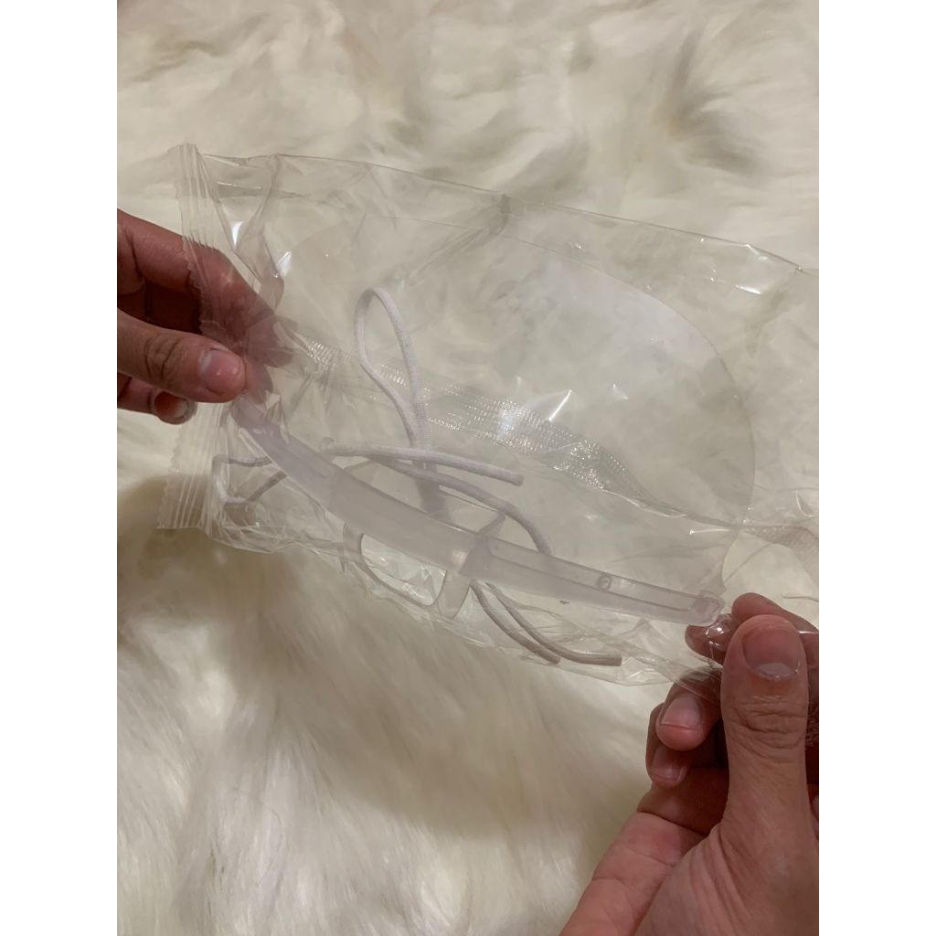 Jual Masker Transparan Plastik Penutup Mulut Restoran MUA Pabrik SPA ...
