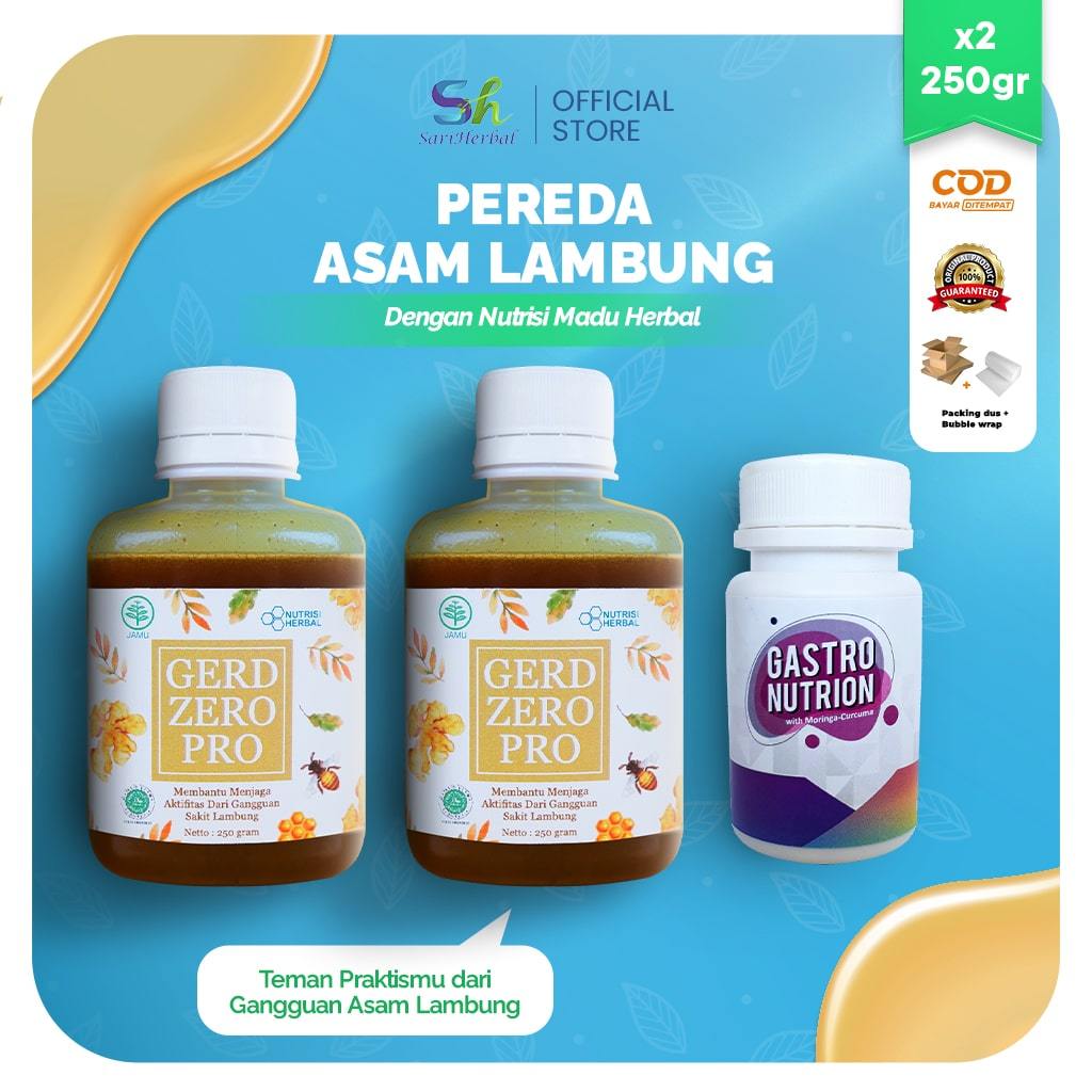 Jual PAKET HEMAT OBAT ASAM LAMBUNG GERD ZERO PRO MADU HERBAL DAPAT ...
