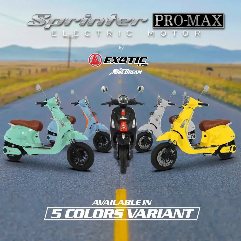 Jual Electric Motor SPRINTER PRO MAX / AT by Exotic Sepeda Motor ...