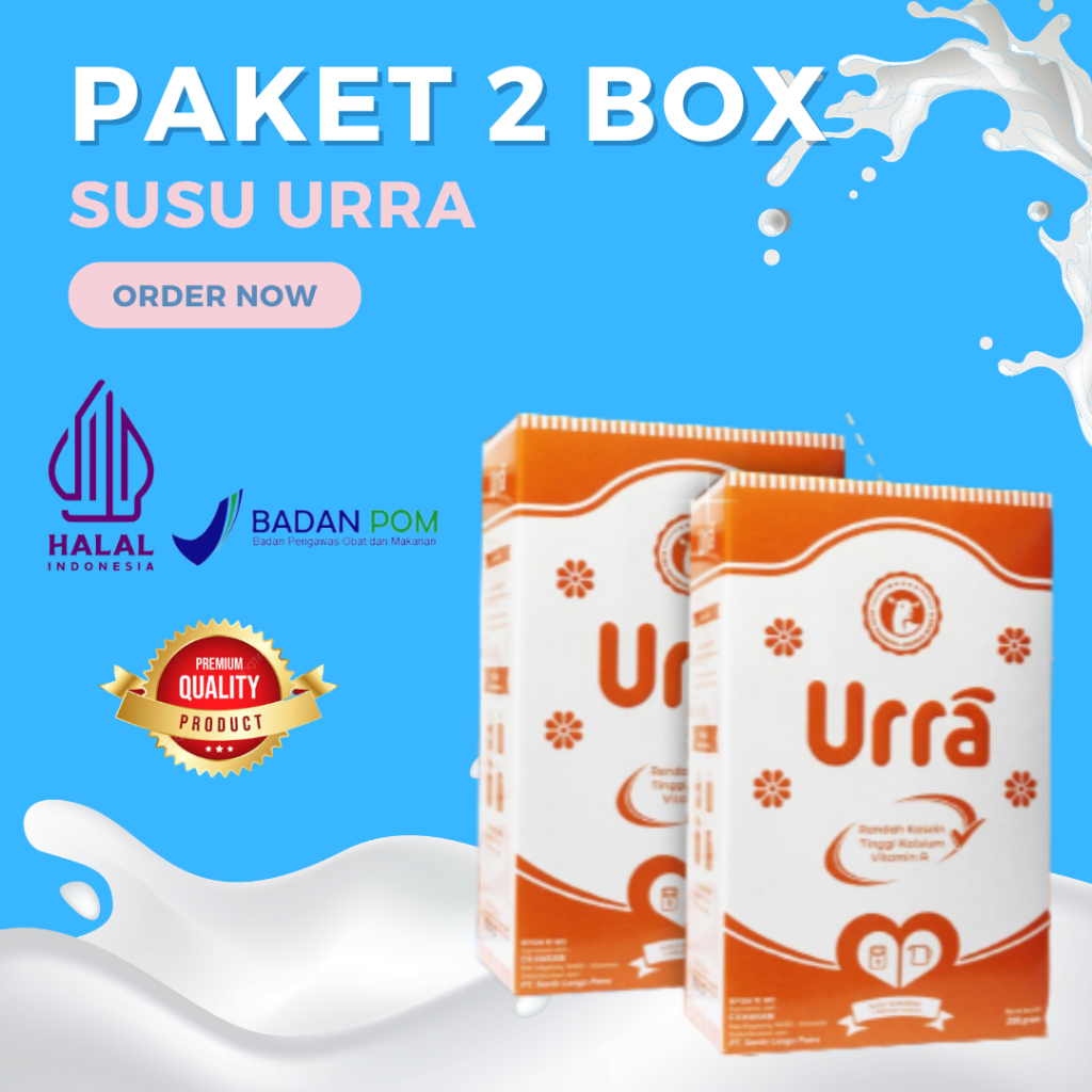 Jual PAKET 2 BOX SUSU KAMBING URRA - Susu Kambing Premium 200gr - Susu ... Jual PAKET 2 BOX SUSU KAMBING URRA - Susu Kambing Premium 200gr - Susu ...