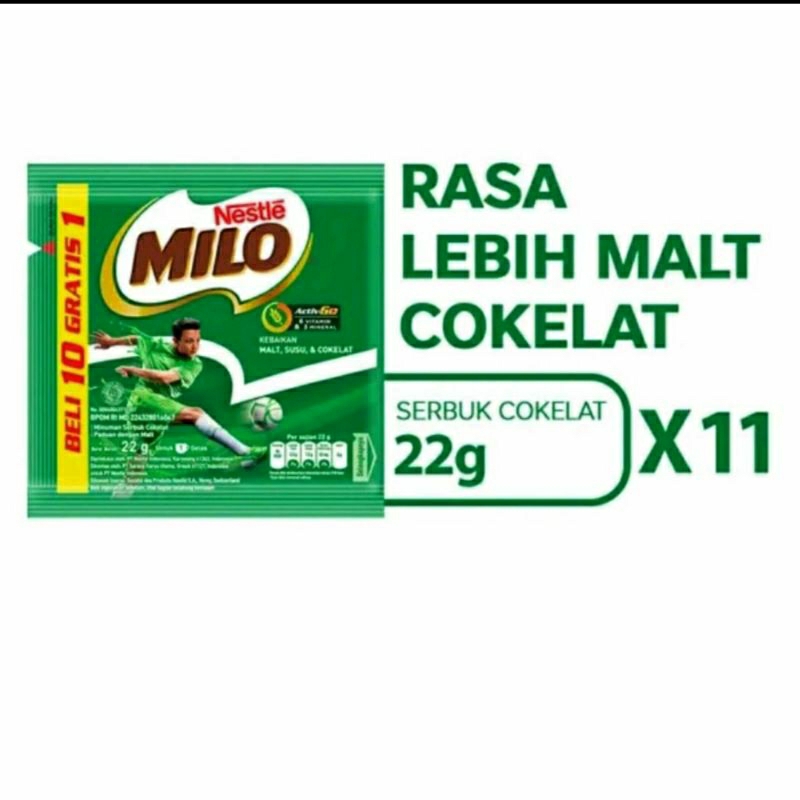 Jual Nestle MILO Active-Go (1 Renteng isi 10 sachet) | Shopee Indonesia