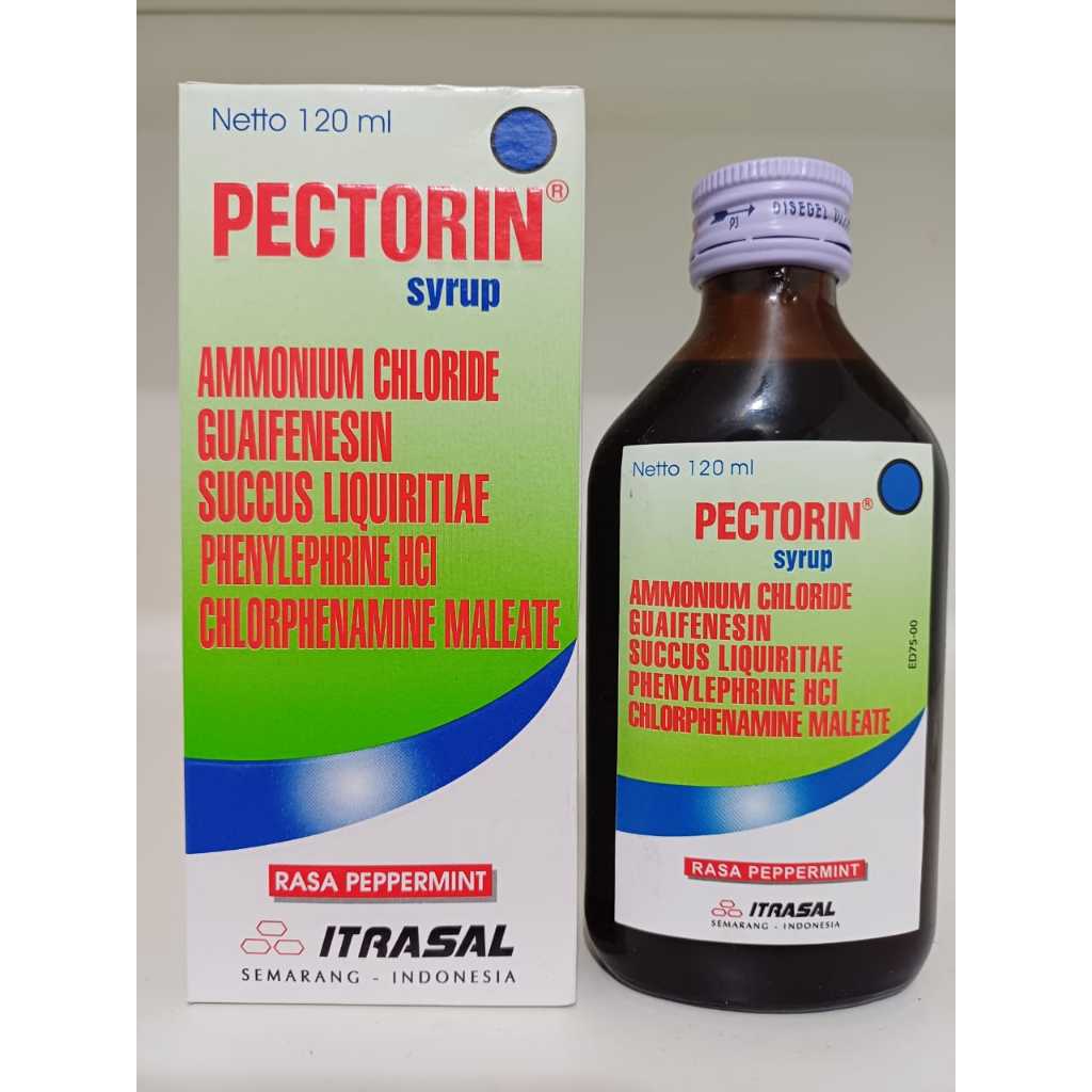 Jual Pectorin obat batuk& pilek rasa peppermint(120ml) | Shopee Indonesia