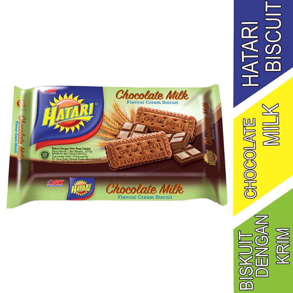 Jual Rasa Choco - Hatari Chocolate Milk - Biskuit Flavour Cream ...