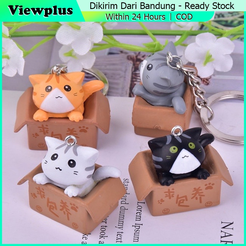 Jual Gantungan Kunci Bentuk Kucing Kartun dalam box lucu Cat untuk ... Jual Gantungan Kunci Bentuk Kucing Kartun dalam box lucu Cat untuk ...