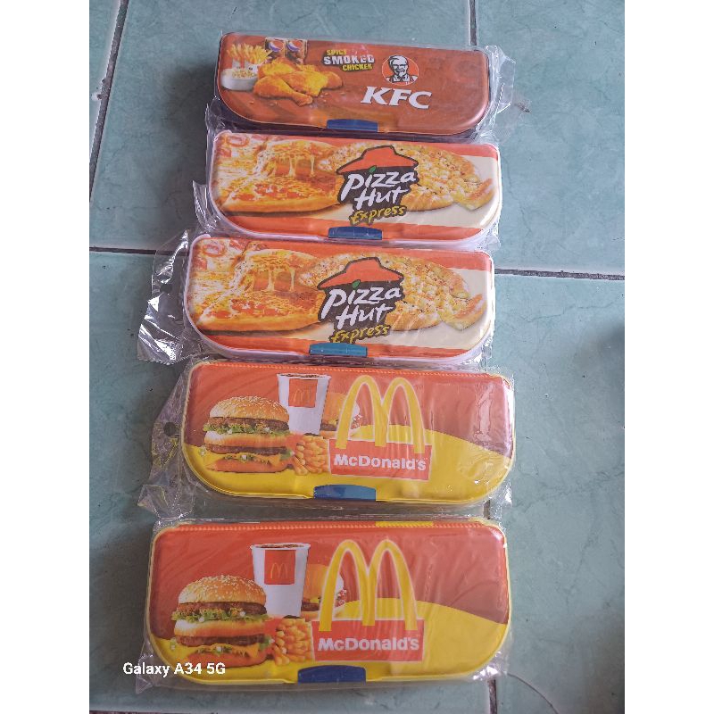 Jual KOTAK PENCIL MAGNET MOTIF MCD / KFC/PIZZA HUT | Shopee Indonesia