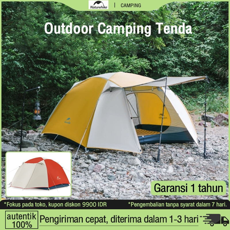 Jual Naturehike Outdoor Camping Gunung Tenda Dome Dua Lapisan Anti Air ...