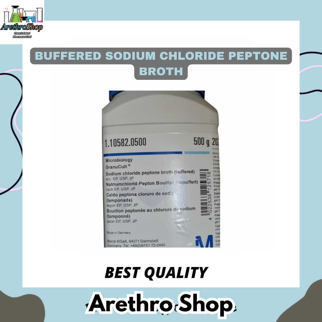 Jual BUFFERED SODIUM CHLORIDE PEPTONE BROTH KEMASAN REPACK MERCK BEST ...