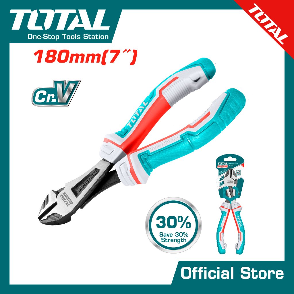 Jual TOTAL Tang potong diagonal THT27716S tugas berat dengan daya ...