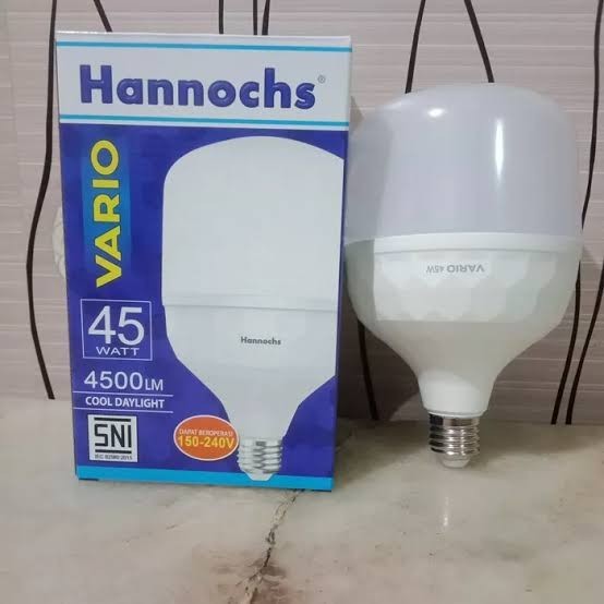 Jual LAMPU LED HANNOCHS 45W 45WATT 45 W 45 WATT | Warna Cahaya Putih | GARANSI 2 TAHUN | Shopee ...