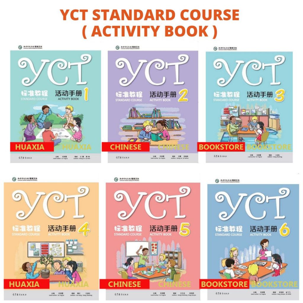 Jual Buku Chinese : YCT STANDARD COURSE - ACTIVITY BOOK (LVL 1-6) | Shopee Indonesia