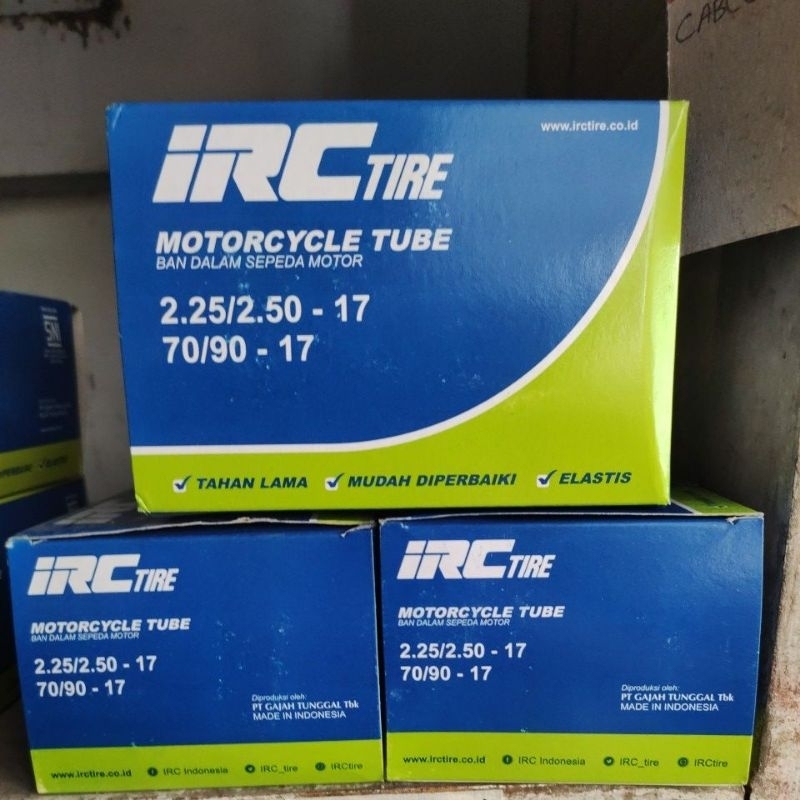 Jual BAN DALAM IRC 2.50/250-17 / 70/90-17 100% ORIGINAL | Shopee Indonesia