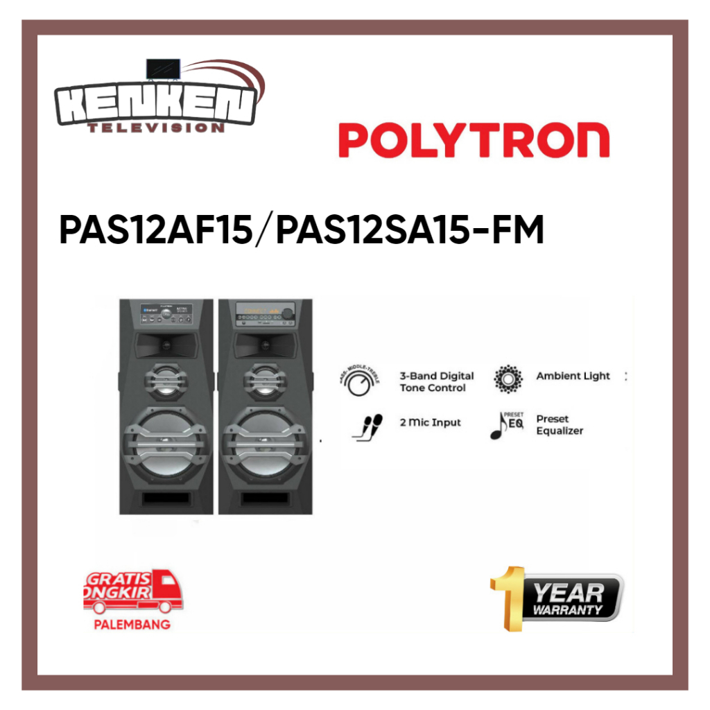 Jual Speaker Bluetooth Polytron PAS12AF15/PAS12SA15-FM Speaker Polytron ...