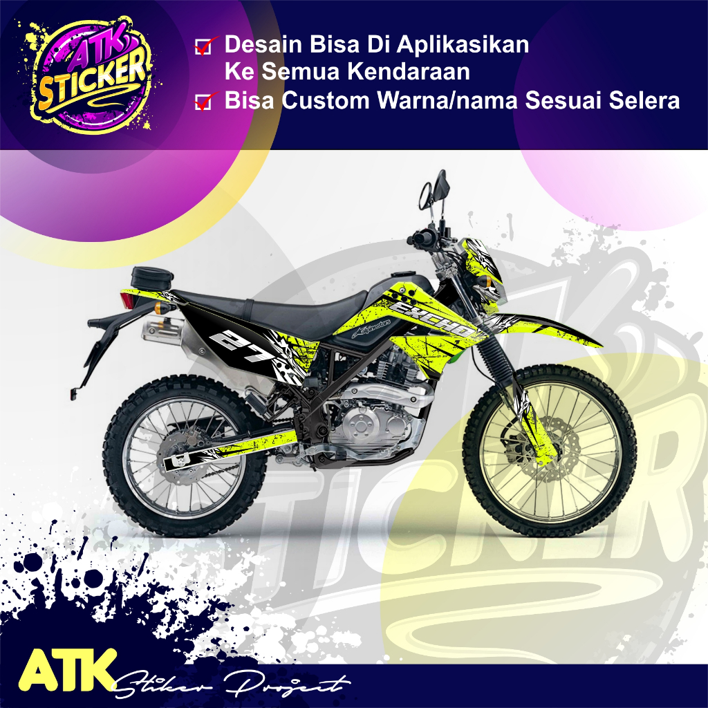 Jual TERMURAHH!!!!! Decal Sticker KLX WR CRF DTX KTM Supermoto "Tabilo ...