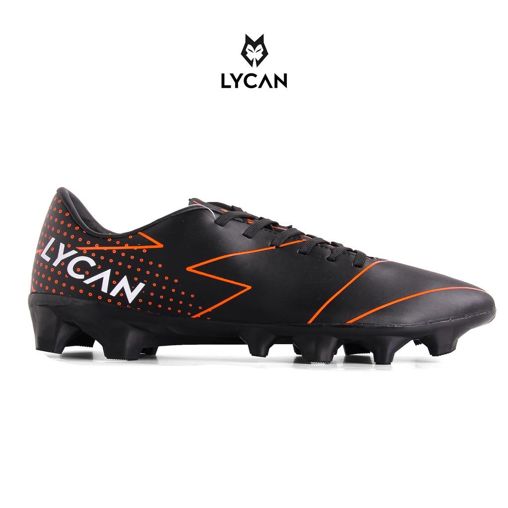 Jual NEW ARRIVAL SEPATU SEPAK BOLA ORIGINAL LYCAN NOVA FG BLACK ORANGE ...