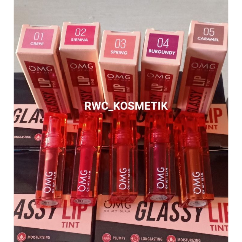 Jual Omg Oh My Glam Glassy Lip Tint 2g Lip Tint Warna Intense Tahan 12 Jam Skincare Infused