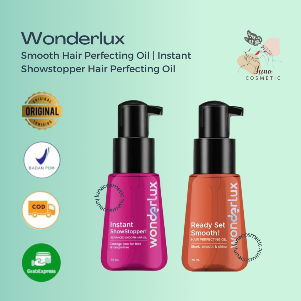 Jual WONDERLUX Ready Set Smooth Hair Perfecting Oil | Instant ...