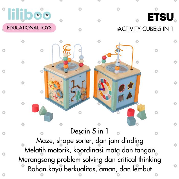 Jual [CLEARANCE] LILIBOO ETSU Mainan Edukasi Anak Montessori Kayu ...