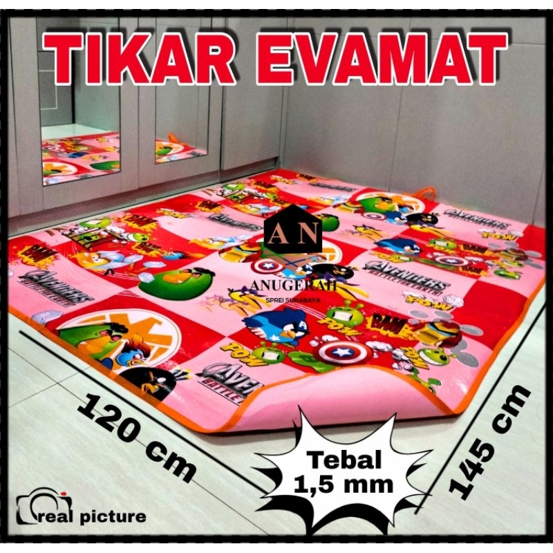 Jual ANUGERAH - TIKAR SPON BAHAN EVA UKURAN 120X145CM TEBAL 2 MM ...