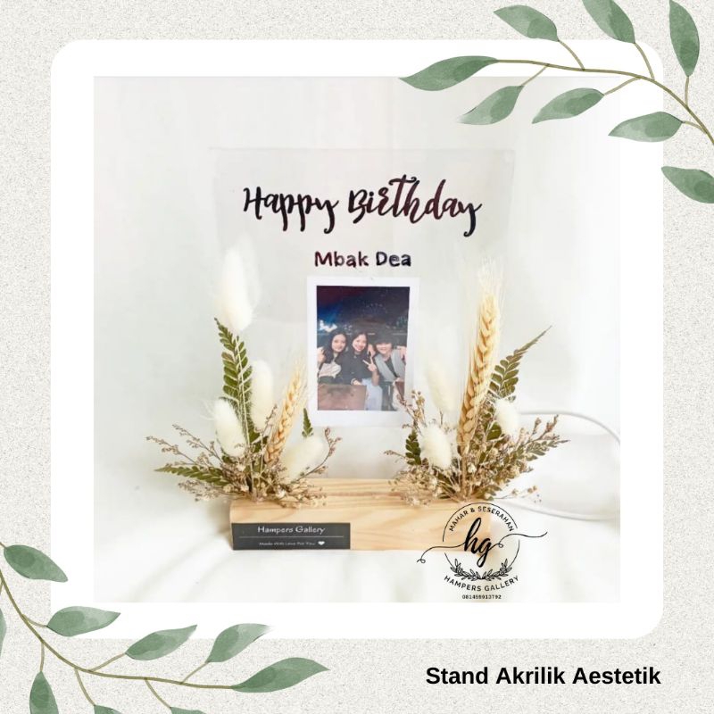 Jual Stand Aklirik Stan Akrilik Kado Ultah Kado Nikah Kado Wisuda ...